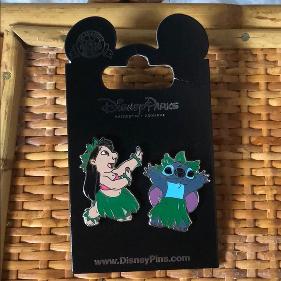 Disney | Accessories | Lilo Stitch Hula Disney Pin | Poshmark